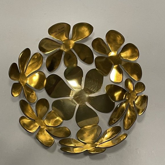 IKEA | Accents | Ikea Stockholm Monika Mulder Gold Brass Daisy Floral ...
